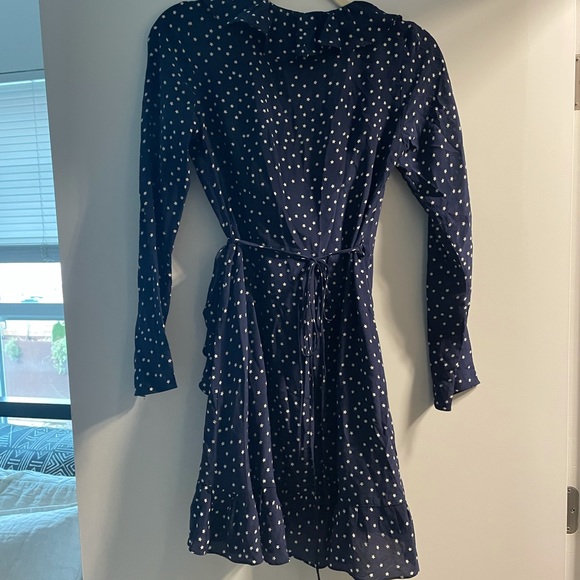 Realisation Par | Dresses | Realisation Alexandra Navy Star Wrap Dress ...